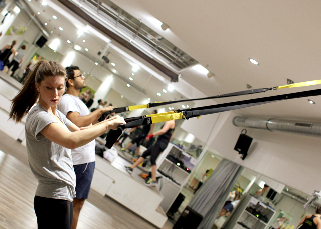 HEALTHY LIVING: TRX, baby! - Bikinis & Passports